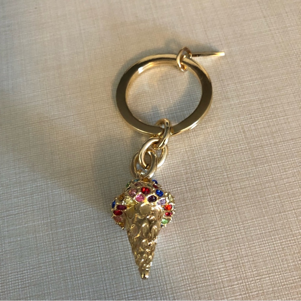 Coach Ice Cream Cone Bag Charm/Key Chain - Gem